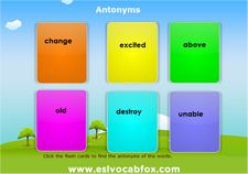 ESL Vocabulary Flash Card Games, English Language Games, EFL Worksheets ...